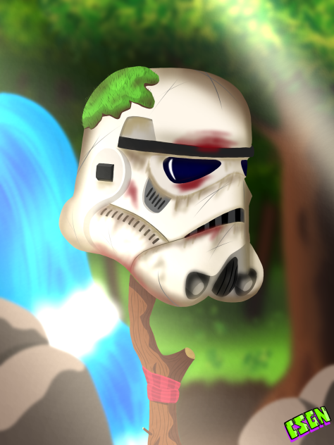 Stormtrooper Helmet [Reupload new Acc.] - ibisPaint