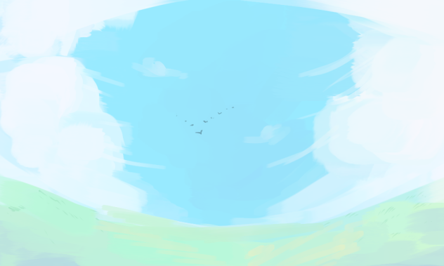 blue sky - ibisPaint