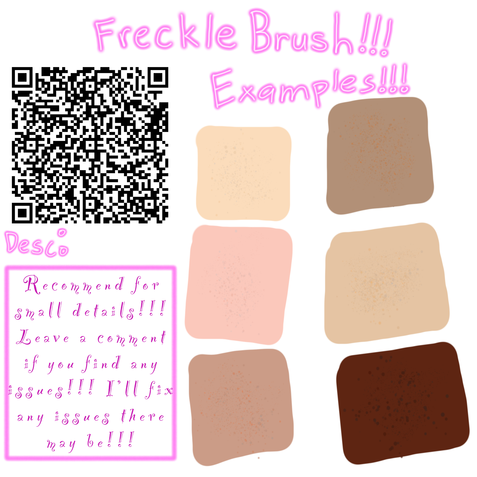 Freckle brush!!! - ibisPaint
