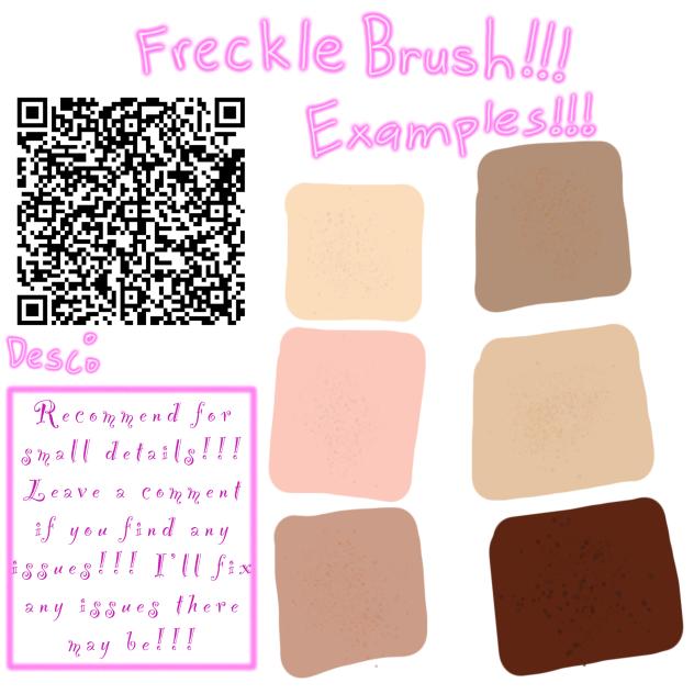 Freckle brush!!! - ibisPaint
