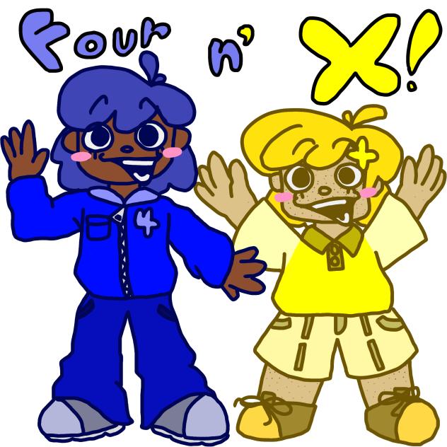 Four and X - ibisPaint