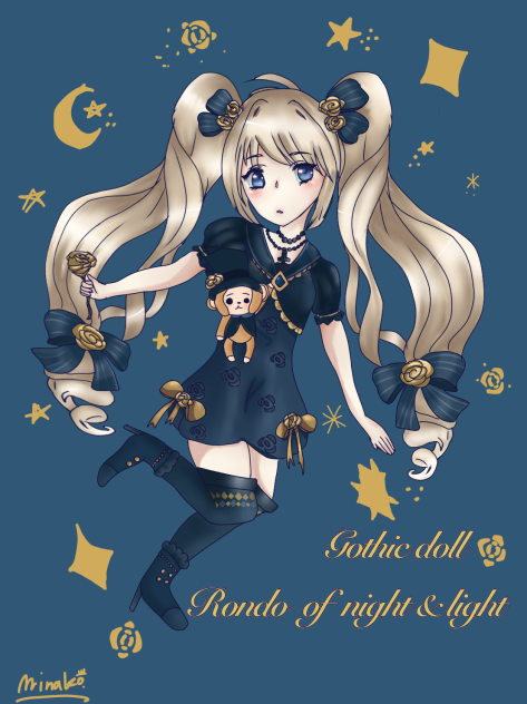 [Speedpaint]Gothic doll - ibisPaint