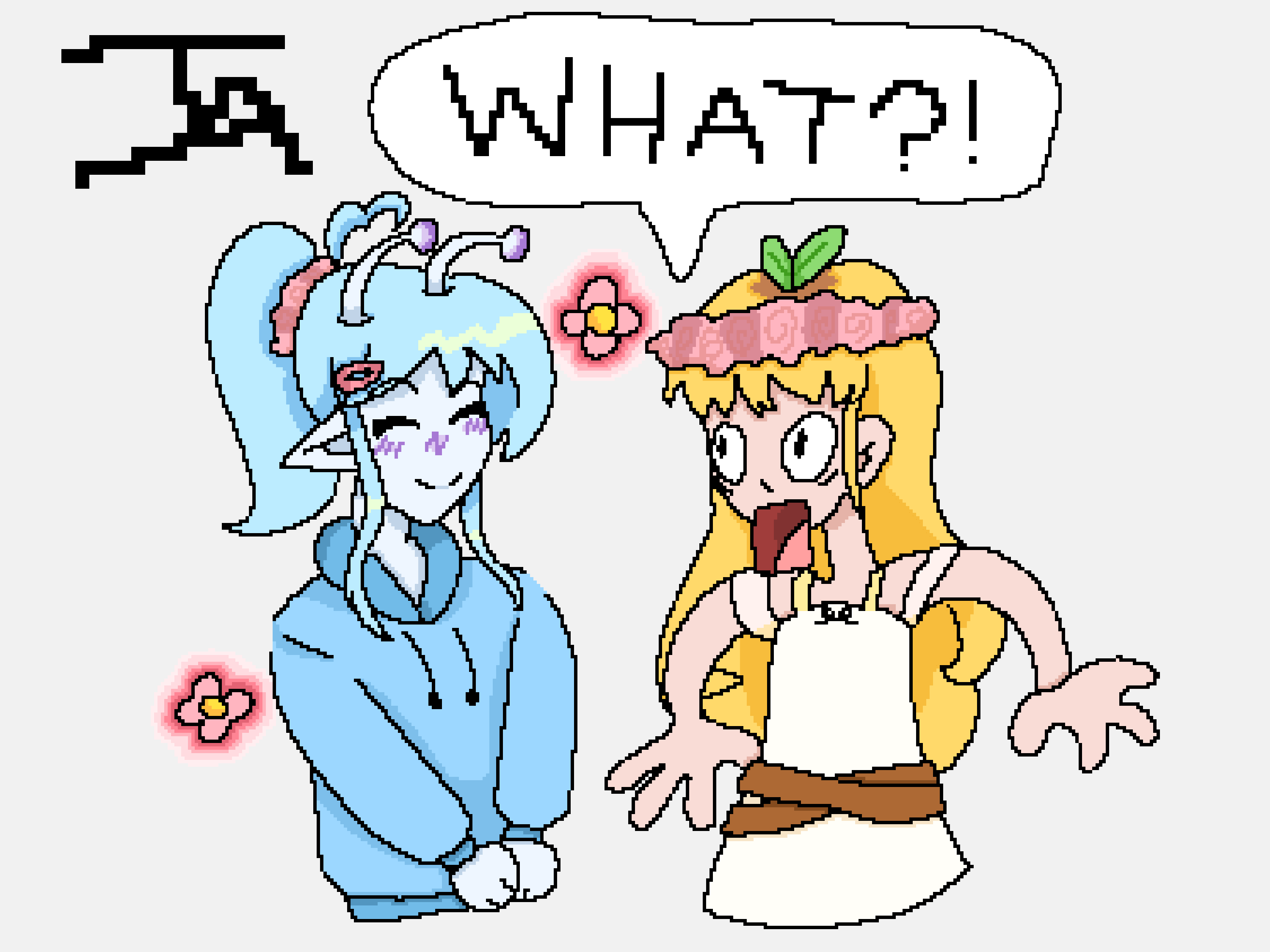 New reaction image (with my ocs) - ibisPaint