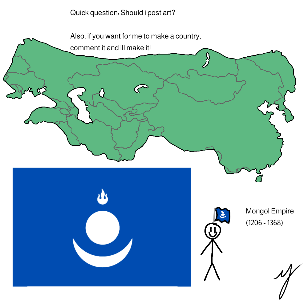 Random Maps #6 - Mongol Empire - ibisPaint