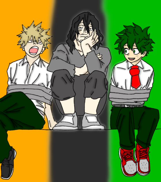 Aizawa, Deku, and Kacchan - ibisPaint