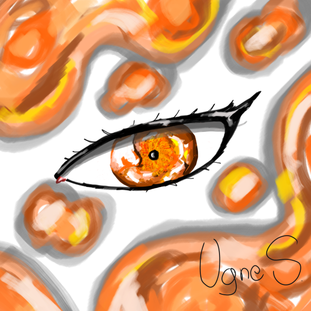 Orange eye🍊 - ibisPaint