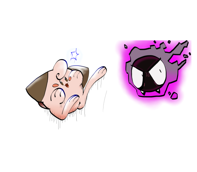 Cleffa & Gastly - ibisPaint