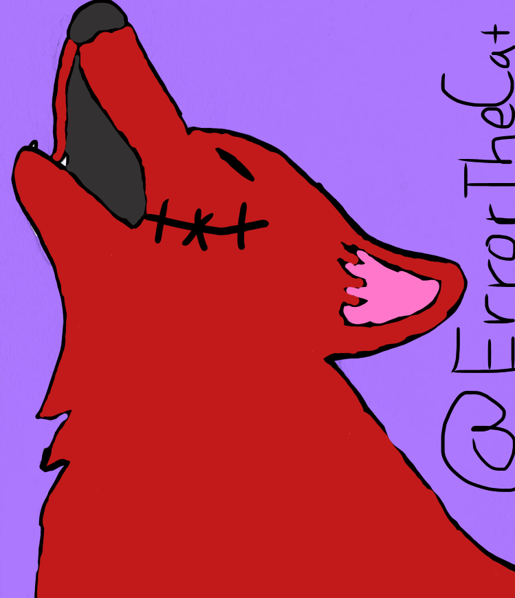 Gift for Steampunk ruby wolf - ibisPaint