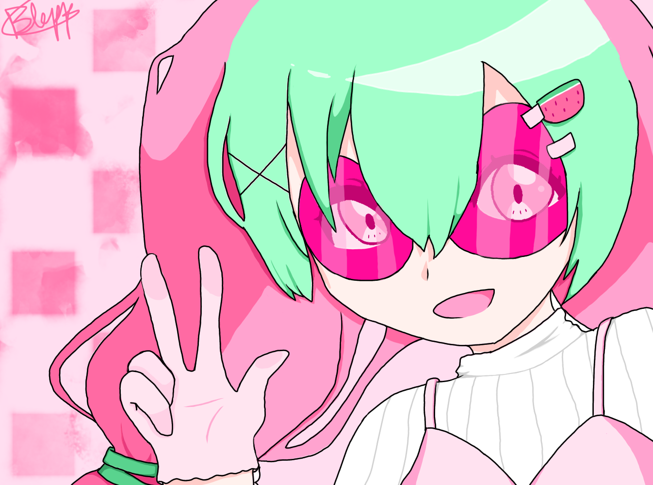 Watermelon sugar high 🤪🍉 - ibisPaint