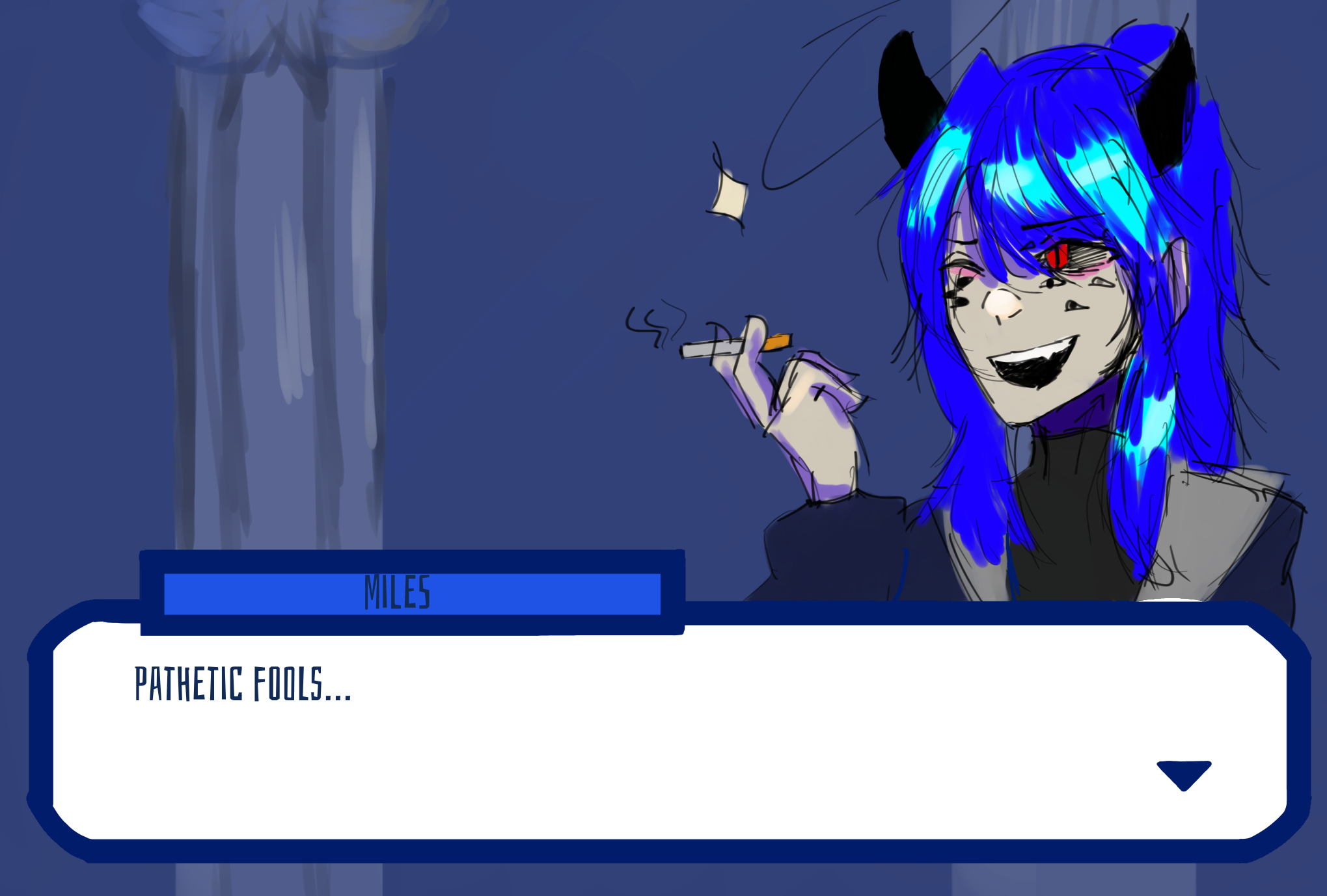 Game dialogue concept - ibisPaint