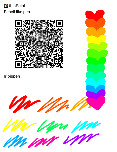 Pencil like pen - ibisPaint