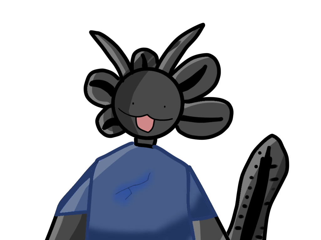 A human looking axo - ibisPaint