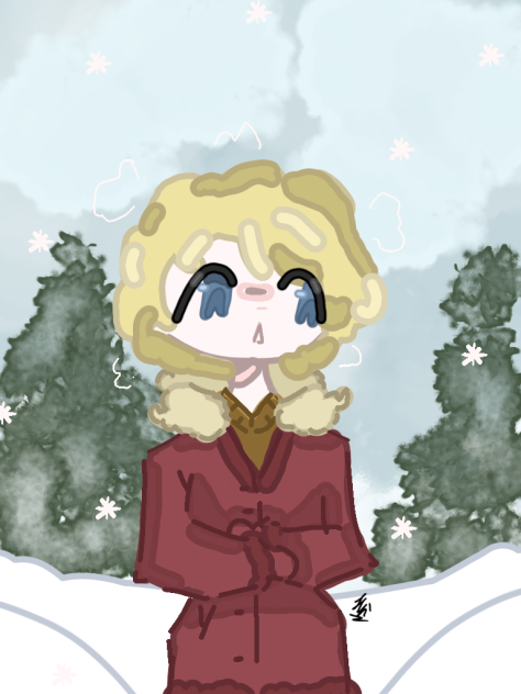 Winter with Oli - ibisPaint