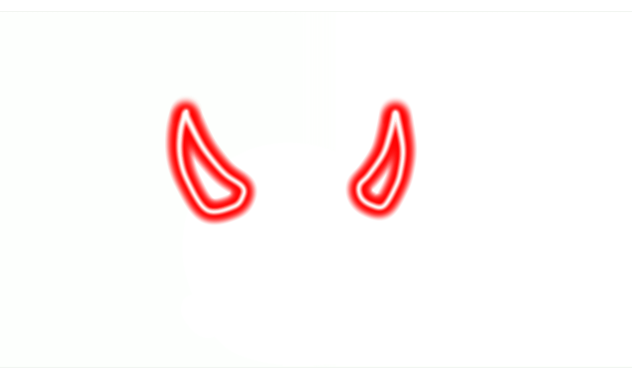 Neon Devil Horns - ibisPaint