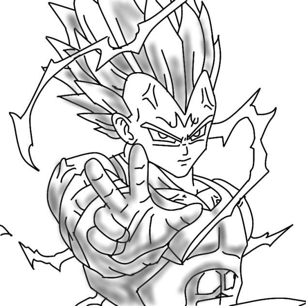 Majin Vegeta - ibisPaint