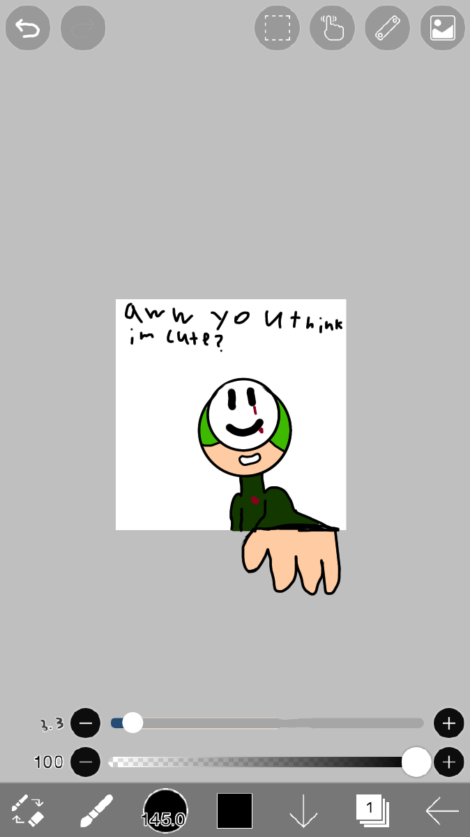 New oc! Btw first pop out - ibisPaint