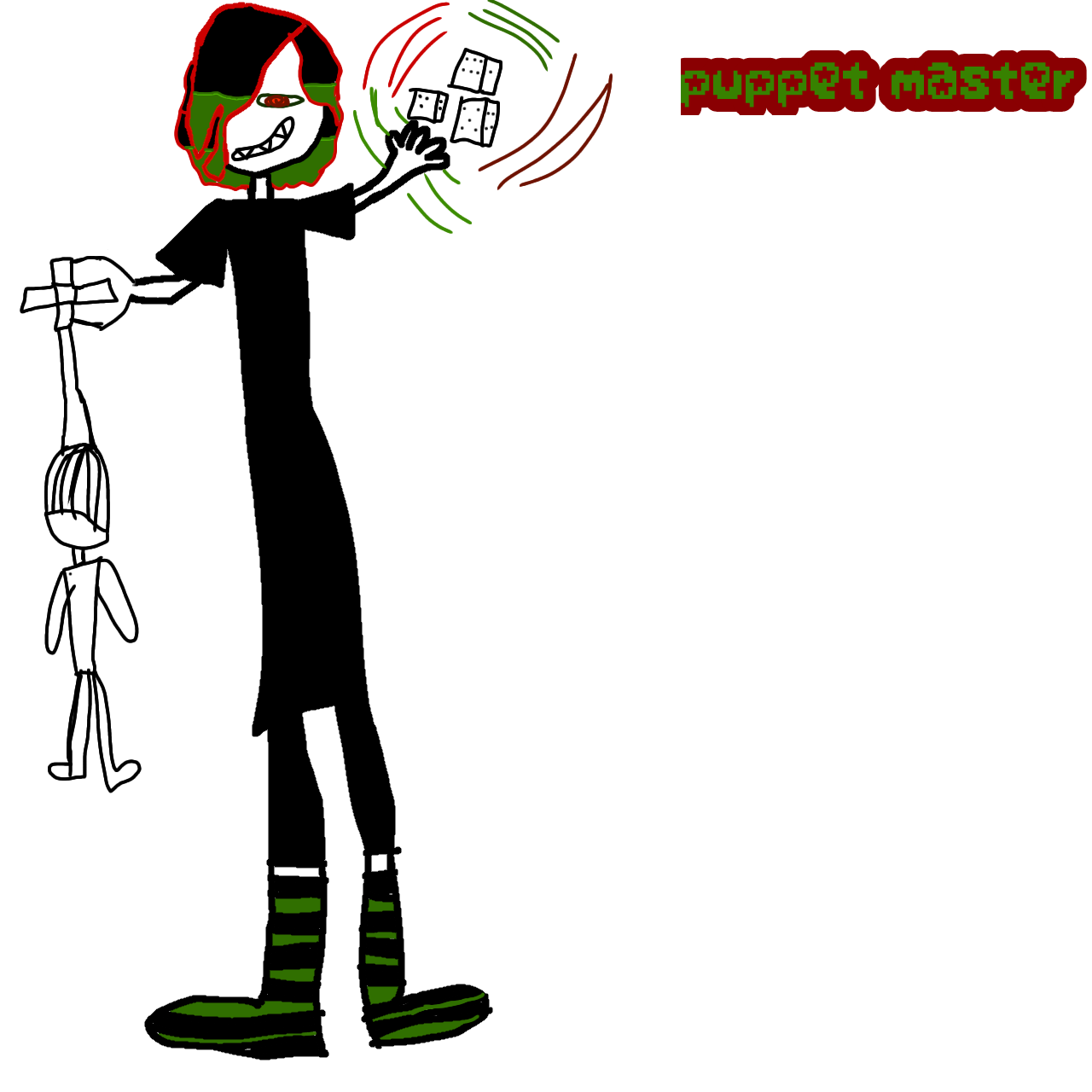 Drawing puppet master - ibisPaint