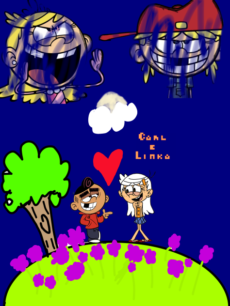 Capa Linka e Carl - ibisPaint