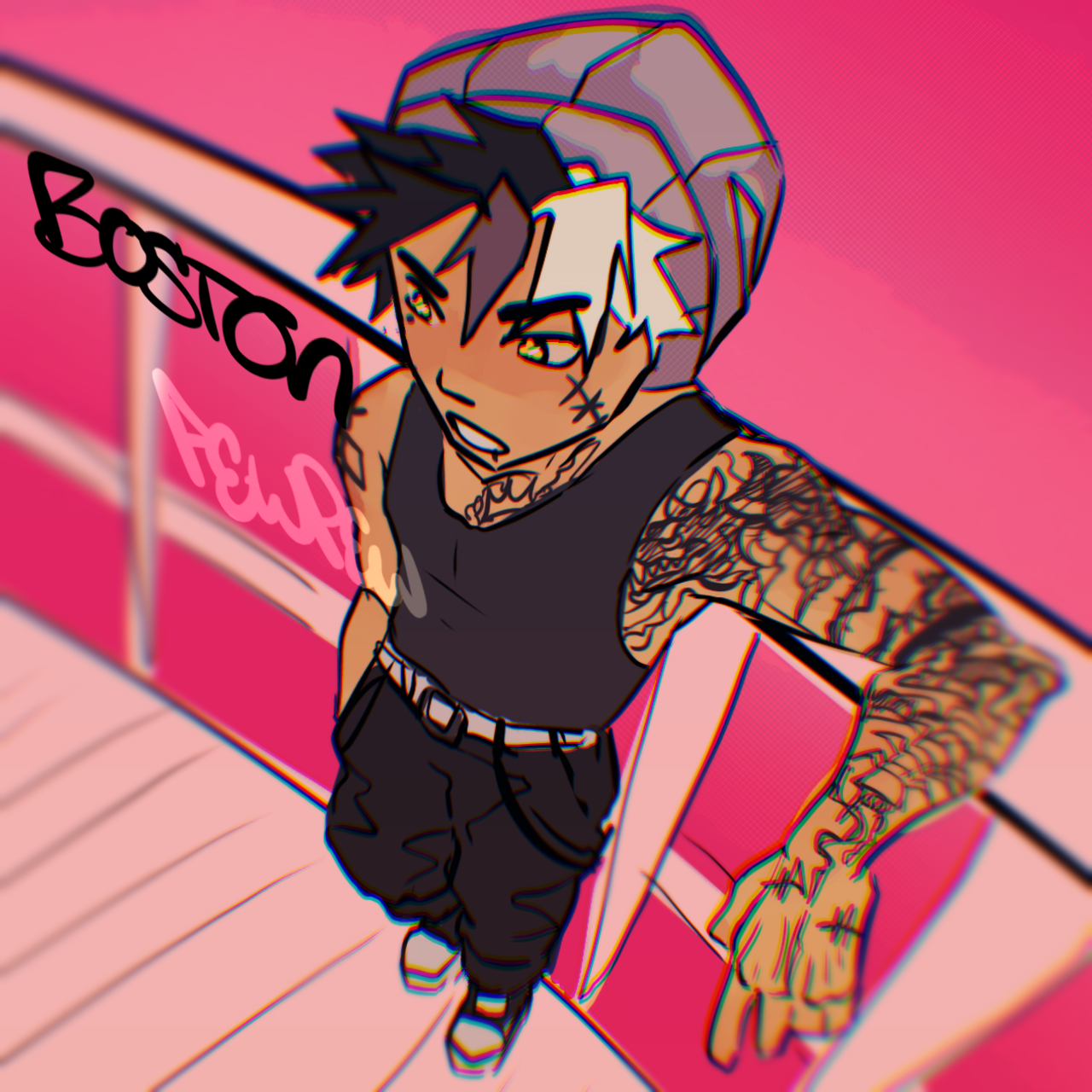 OC - Boston….. doodle - ibisPaint