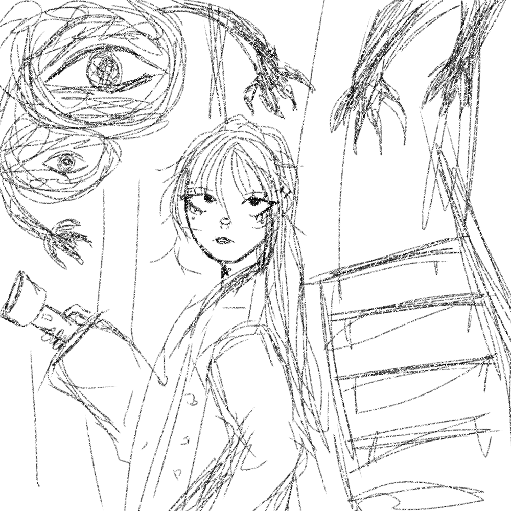 Mysterious darkness - ibisPaint