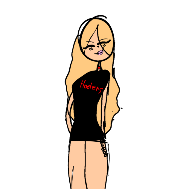 Hooters lady - ibisPaint