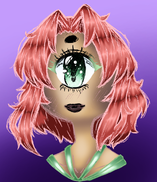 Cyclops girl speedpaint - ibisPaint