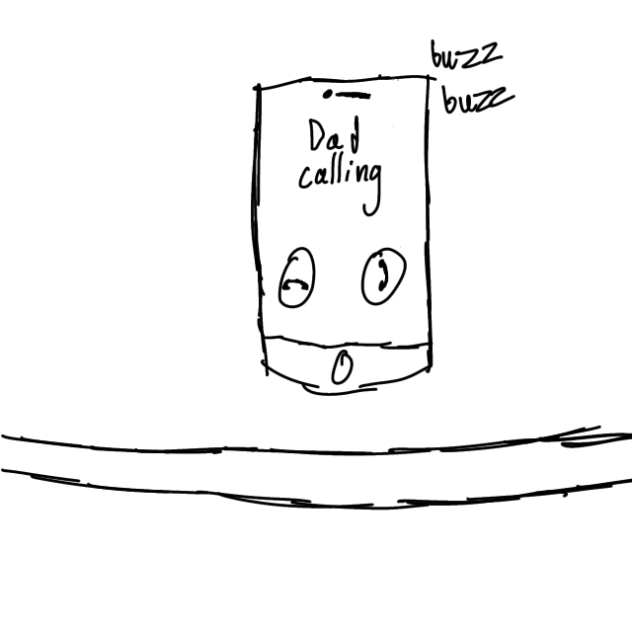 Dad’s calling - ibisPaint