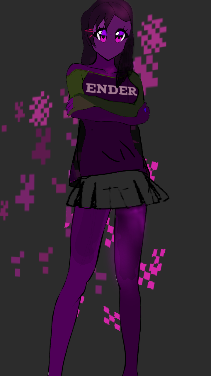 Chica enderman - ibisPaint