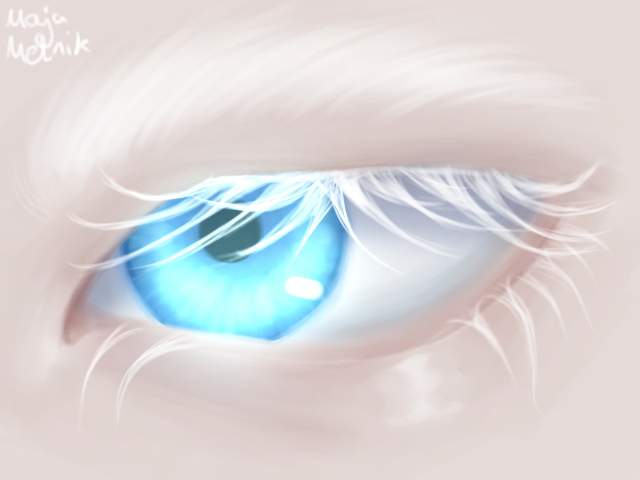 Gojo’s staring ahh eye - ibisPaint