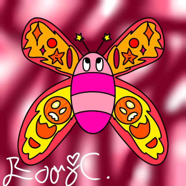 Butterfly doodle - ibisPaint