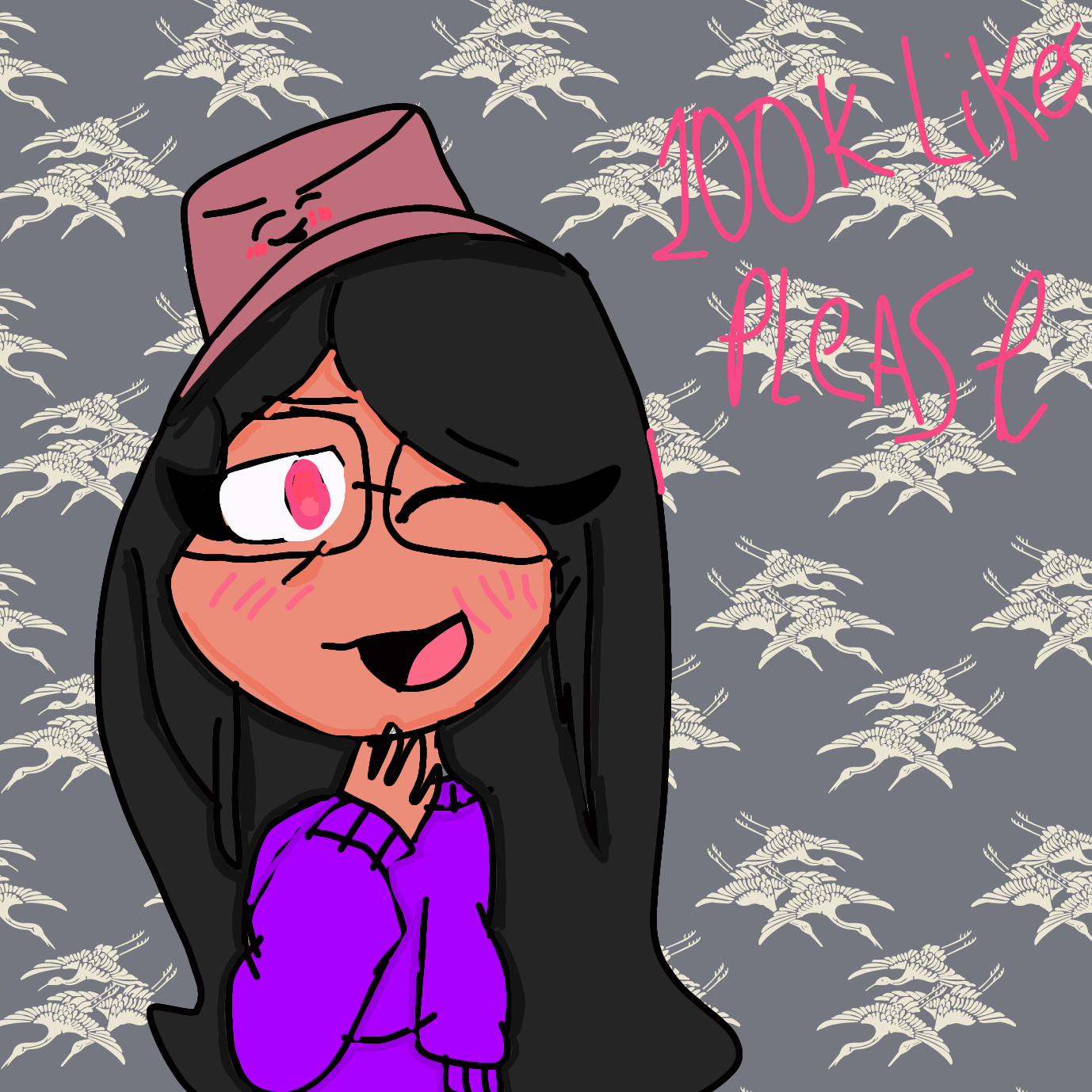 100k likes please - ibisPaint