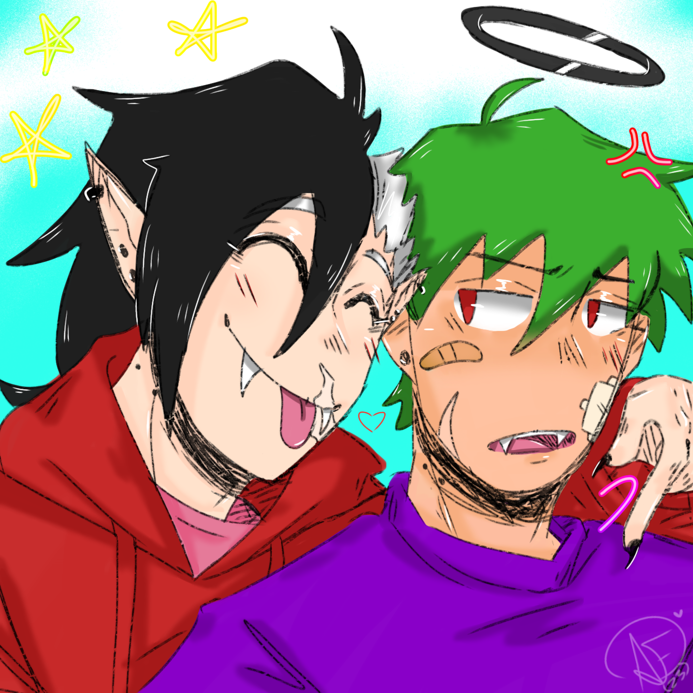 finish the heart Kody - ibisPaint