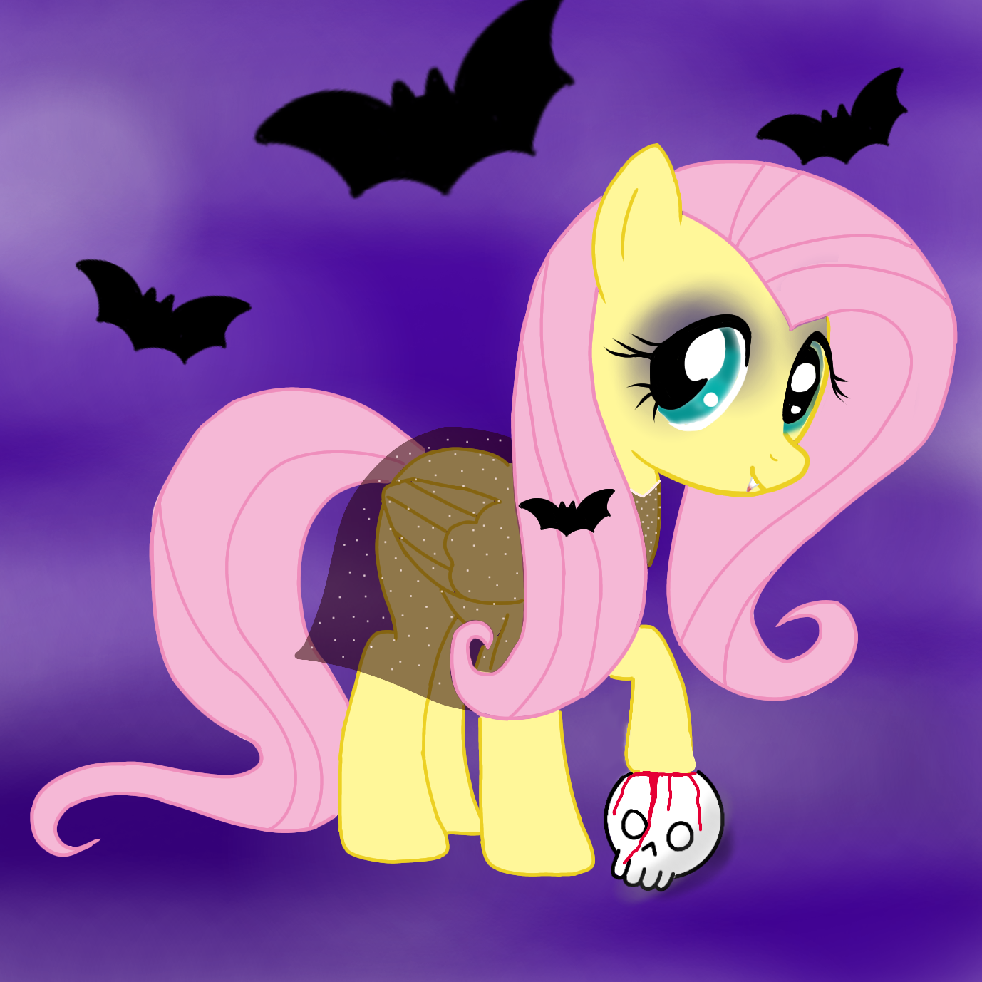 Vampire Fluttershy - ibisPaint