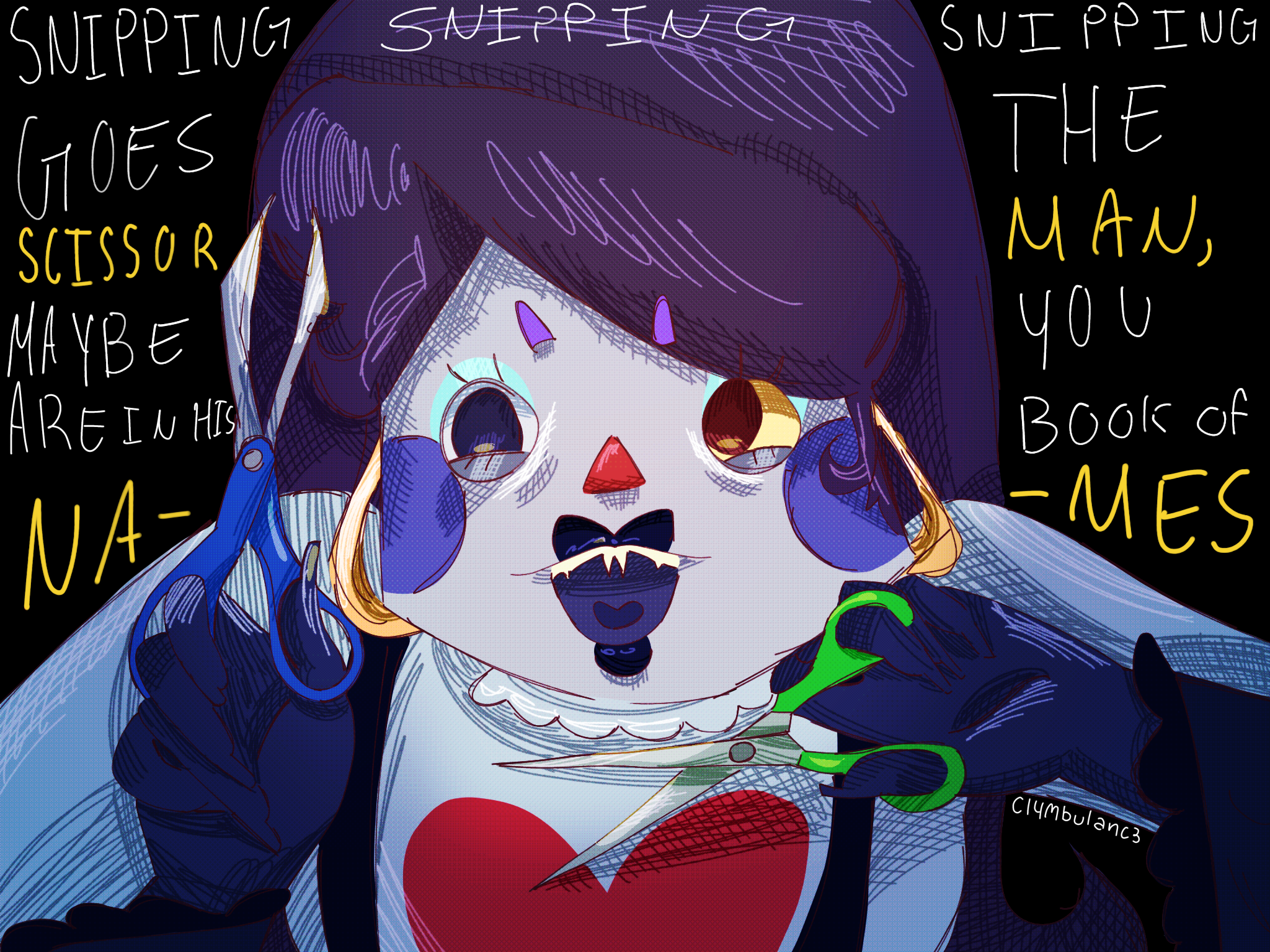 Scissor Man - ibisPaint