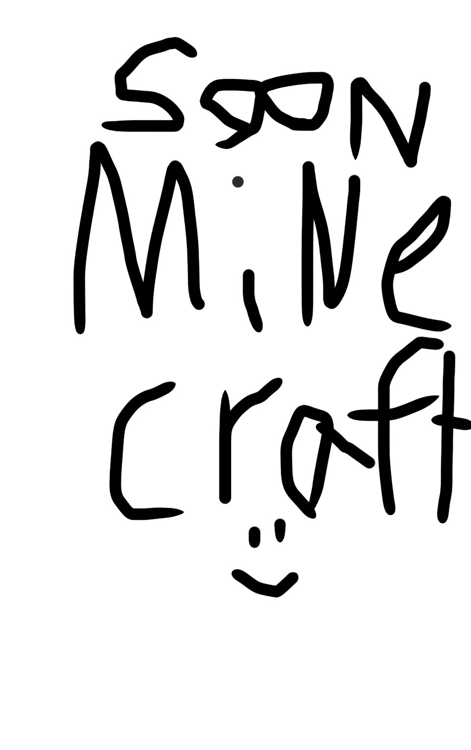 Minecraft coming soon - ibisPaint
