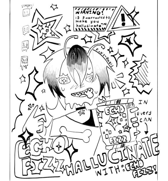 ECHO FIZZ! THE BEST WAY TO HALLUCINATE!! - ibisPaint