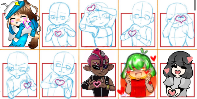 Heart Collab - ibisPaint