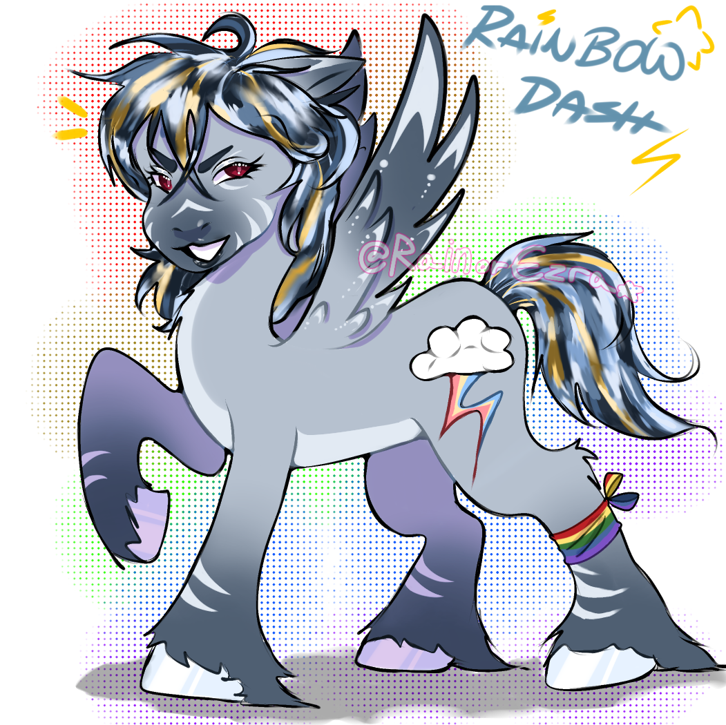 Rainbow dash!!💙💛 - ibisPaint
