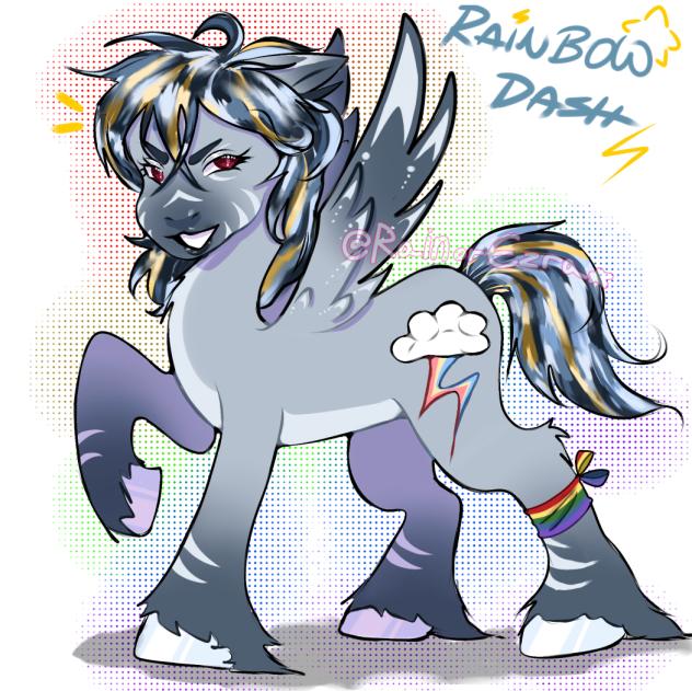 Rainbow dash!!💙💛 - ibisPaint