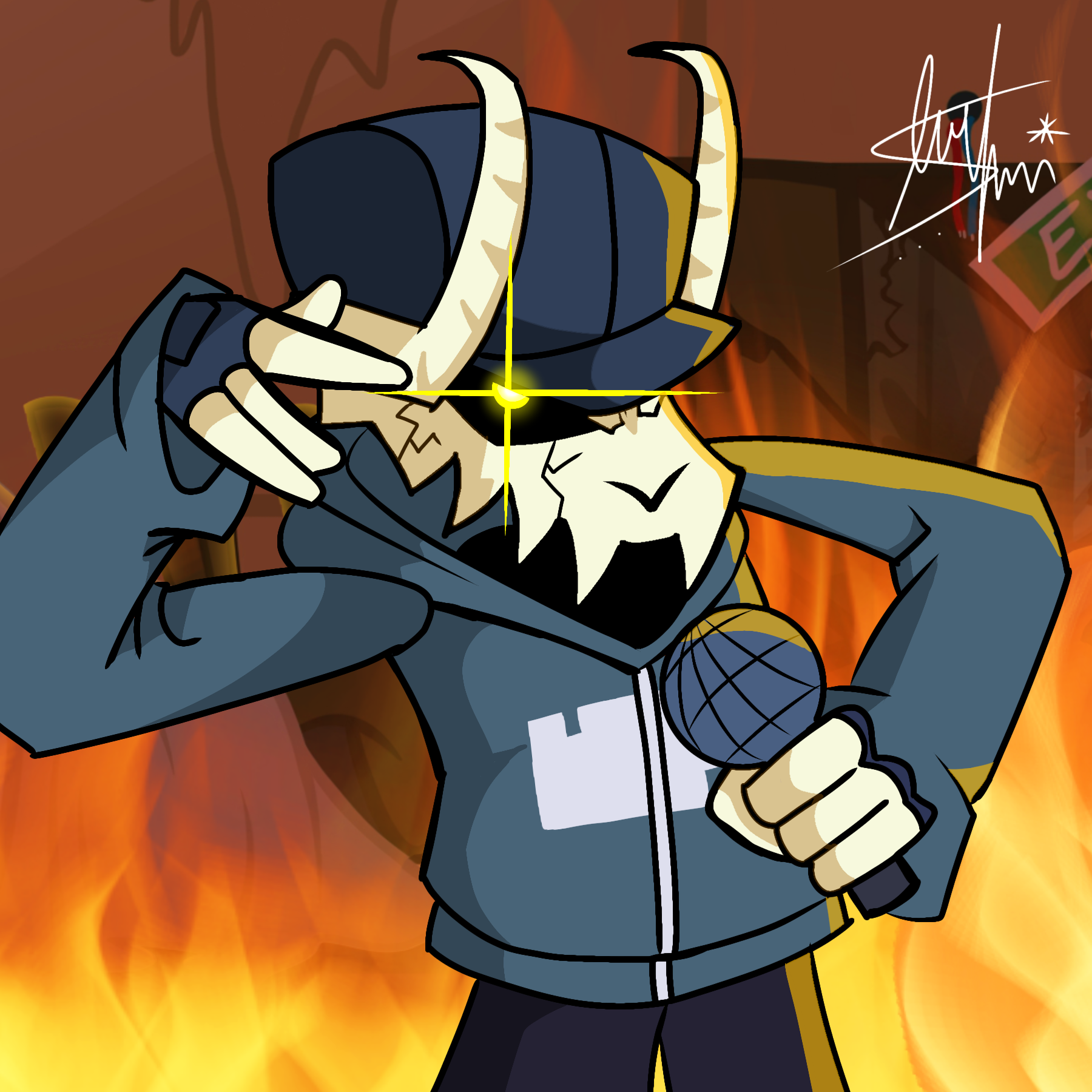 Tabi - Friday Night Funkin - speedpaint - ibisPaint