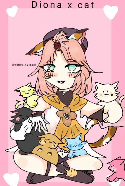 Diona•GENSHIN IMPACTS - ibisPaint