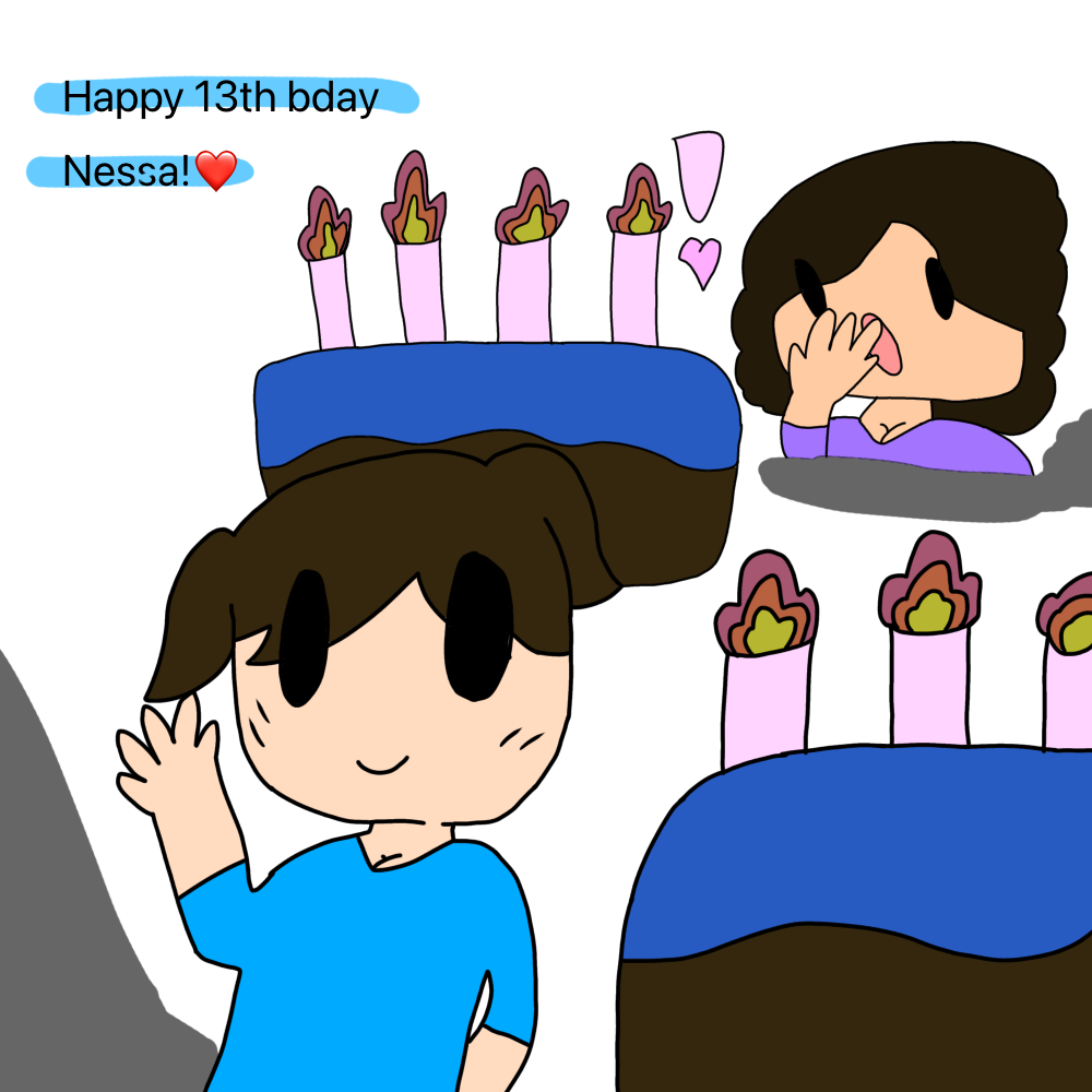 Happy 13th bday Nessa! - ibisPaint