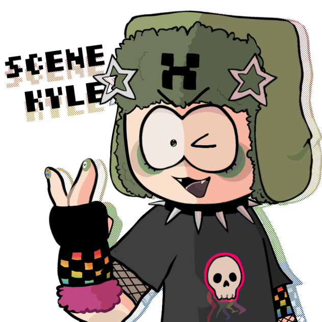 Scene Kyle Broflovski - South Park - ibisPaint