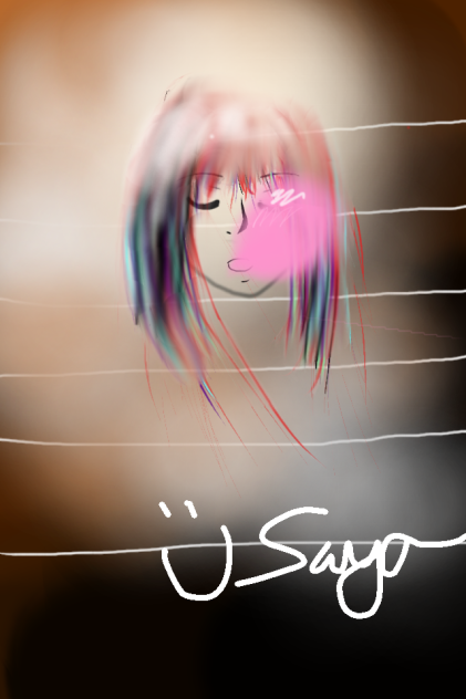 bored anime girl - ibisPaint