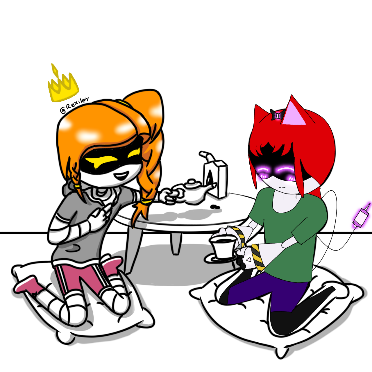 Tea Party - A Collab - ibisPaint