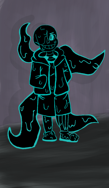 nightmare sans. - ibisPaint