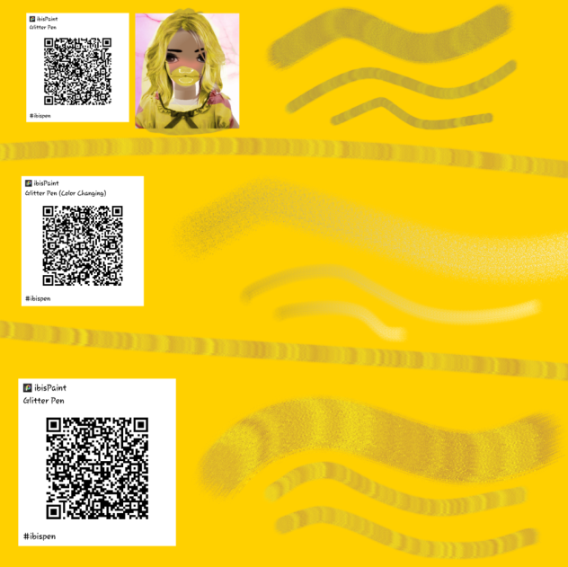 Glitter Pens - ibisPaint