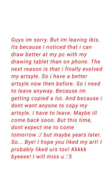 im leaving - ibisPaint