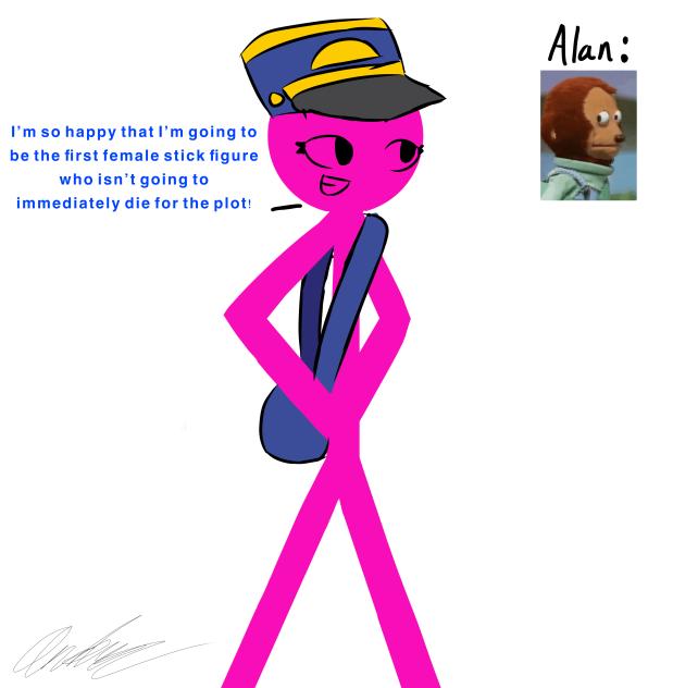 Never trust Alan Becker with females - ibisPaint