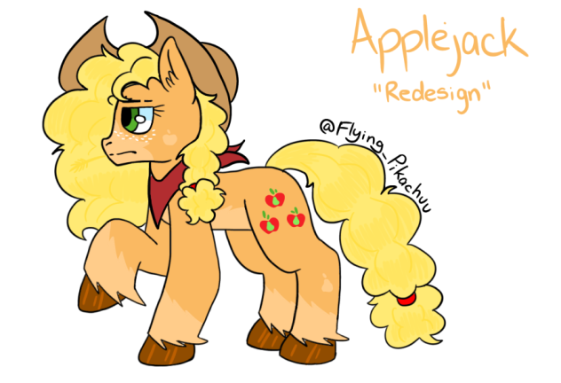 Applejack “redesign” 🍎 - ibisPaint